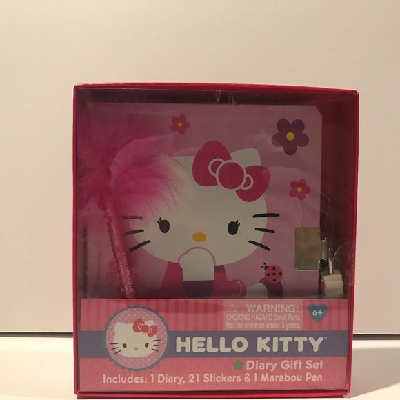 Sanrio | Other | Hello Kitty Sanrio Gift Set Diary With Lock Key ...